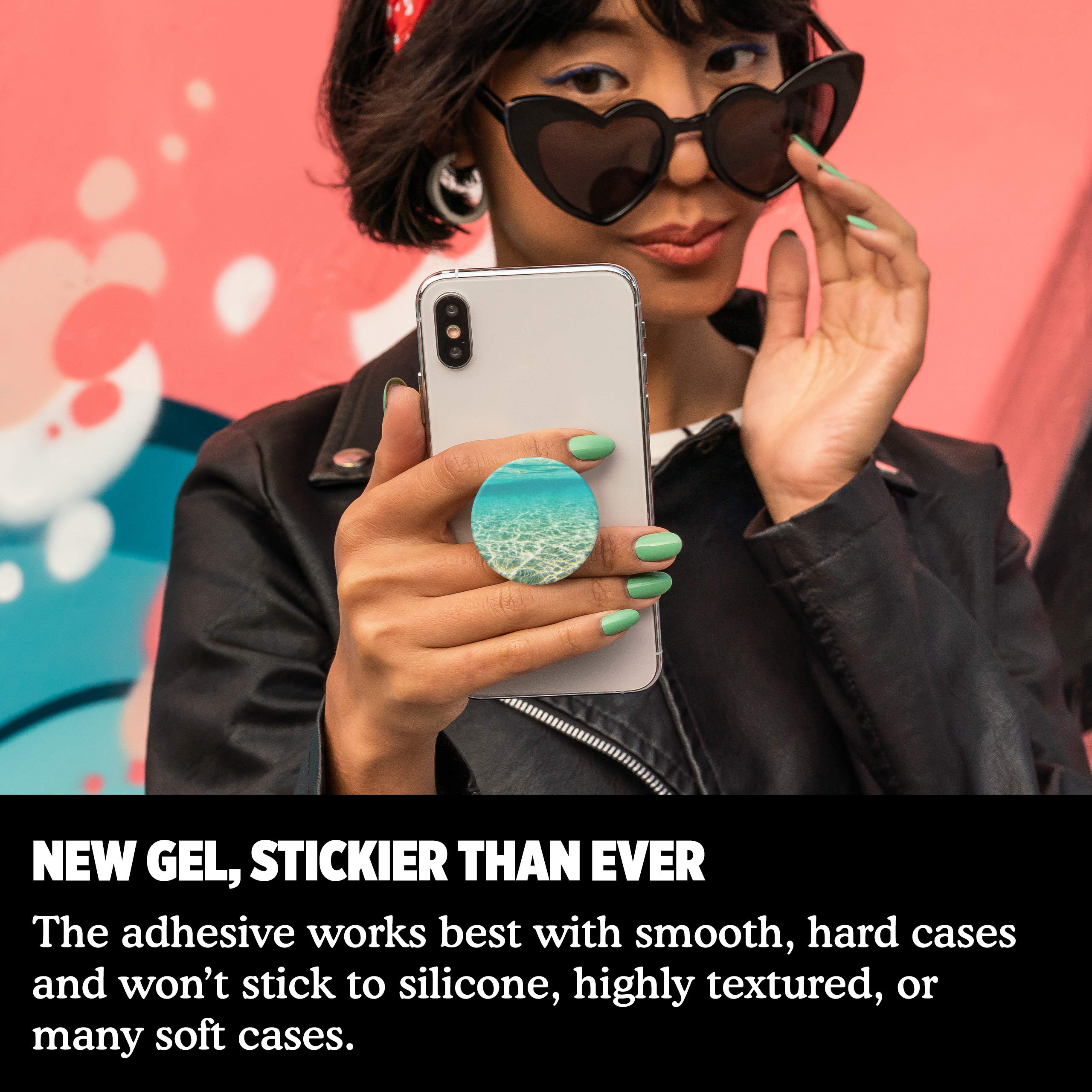 PopSockets Phone Grip with Expanding Kickstand, Blue Lagoon