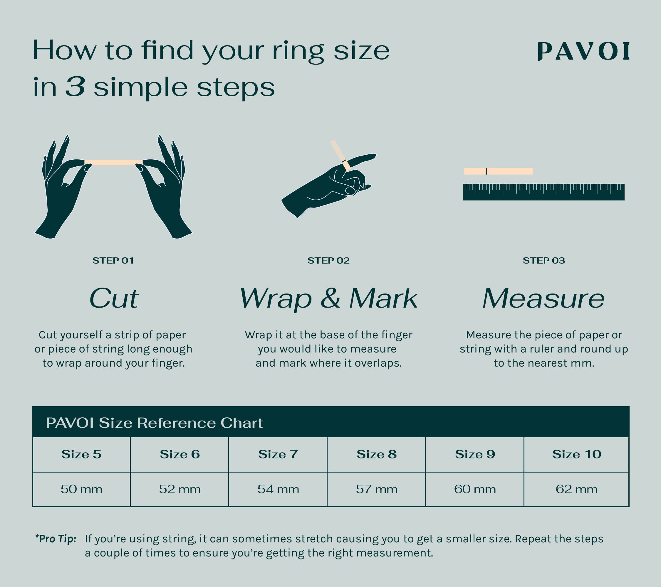 PAVOI 18K Yellow Gold Plated Open Eternity Ring | Cubic Zirconia Stacking Bands for Women | Dainty Stackable Rings for Women | Size 5