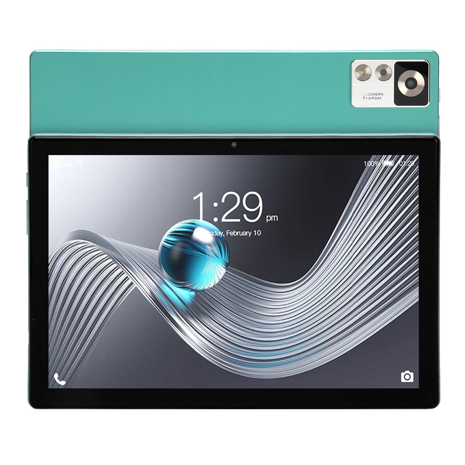 SHYEKYO Gaming Tablet, Tablet PC 2 Card Slots 8GB RAM 256GB ROM 5G WiFi 4G LTE Octa Core CPU 10.1 Inch LCD for Business (US Plug)