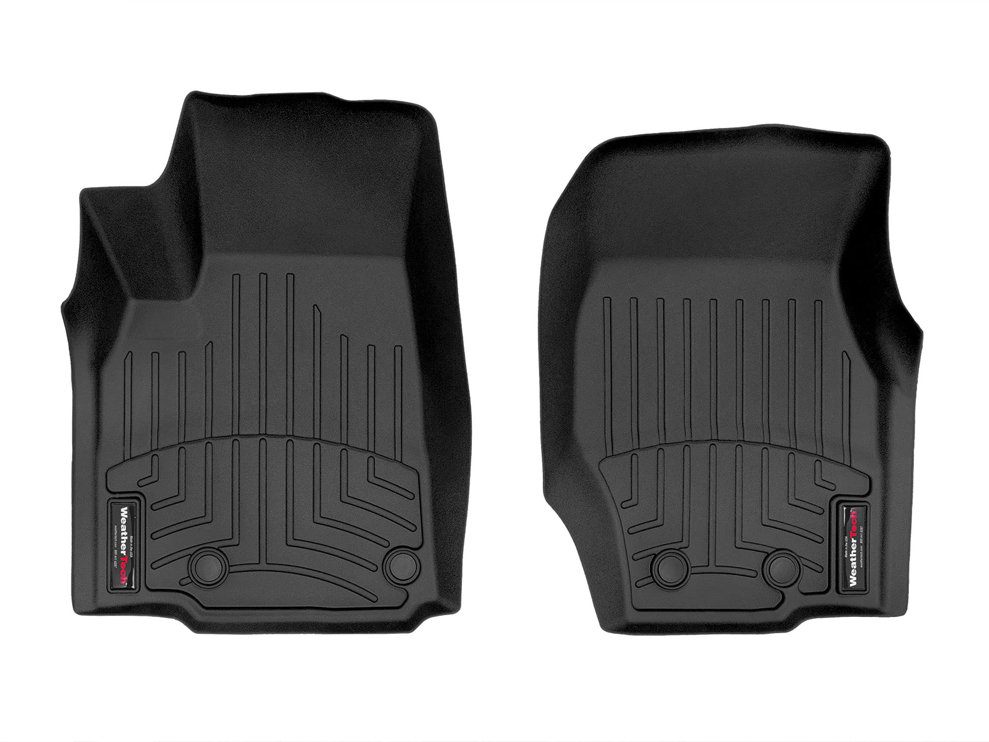 WeatherTech Custom Fit FloorLiners for Jeep Grand Cherokee L, Grand Cherokee 4xe - 1st Row (4416961), Black