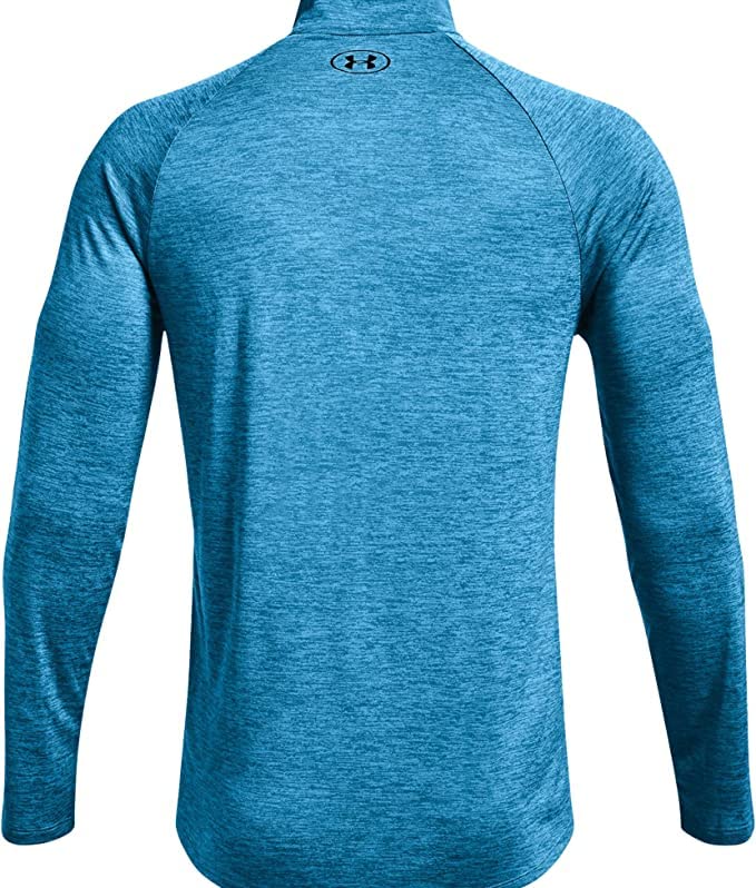 Under Armour Men's Tech 2.0 1/2 Zip-up T-Shirt (X-Large Tall, Radar Blue/Black - 422)