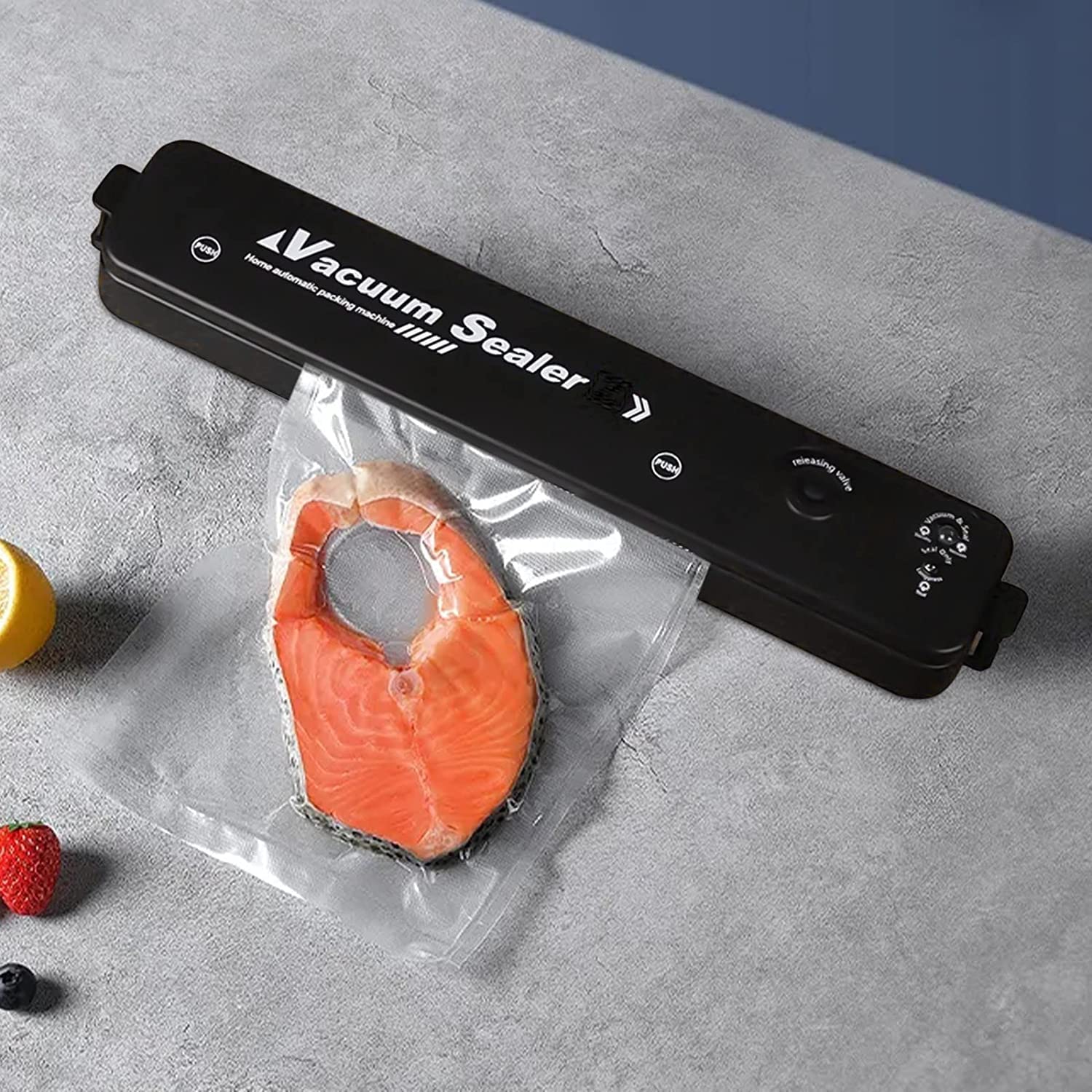 Vacuum Sealing Machine Food Packaging Machine, Household Food Automatic Sealing Machine, Fresh-keeping Vacuum Compression, Equipped With Ten Fresh-keeping Sealed Bags