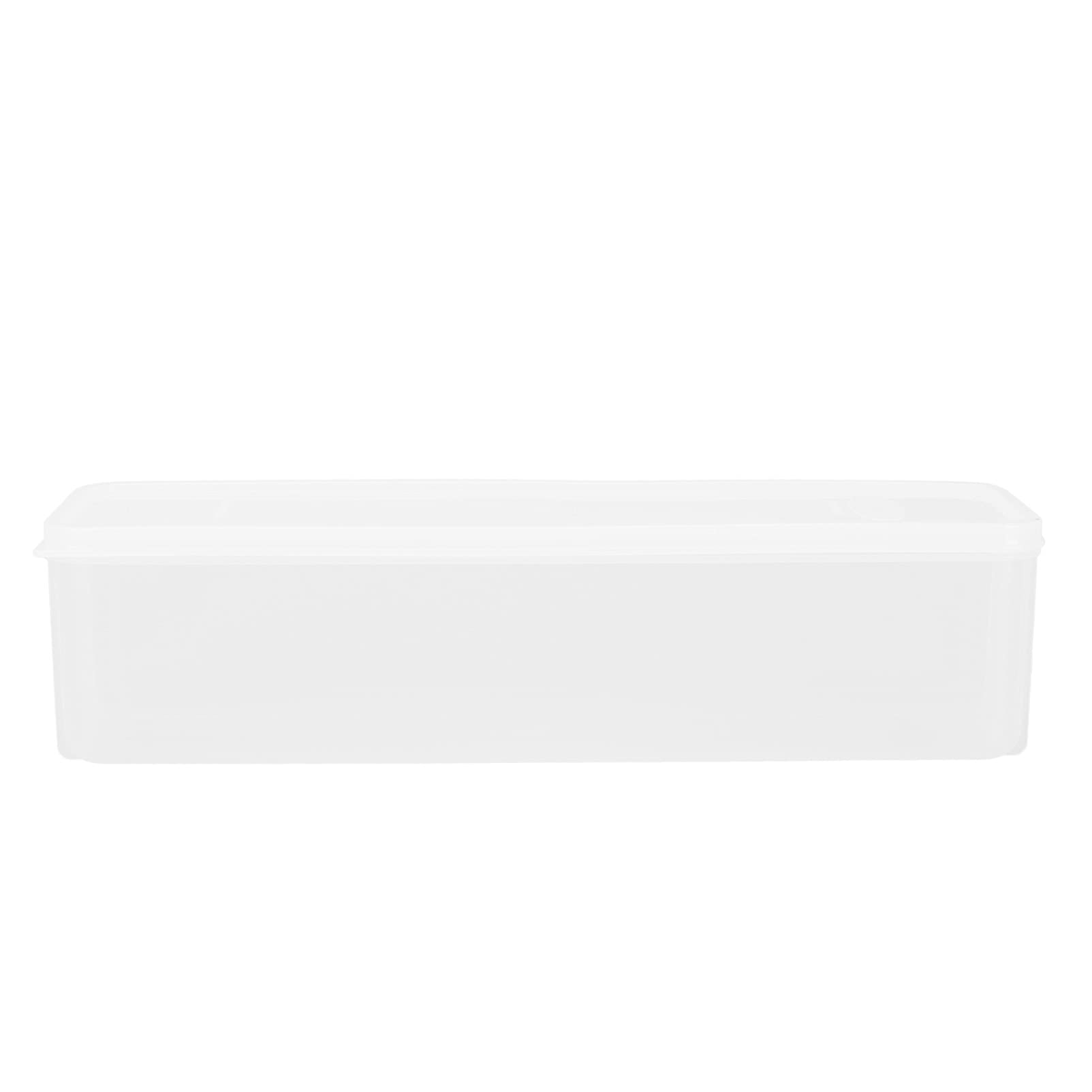 Yardwe 2pcs food grade pp Pasta Container spaghetti os storage Box crisper Storage Container pasta canister with lid Storage Box household condiment food box utility box large