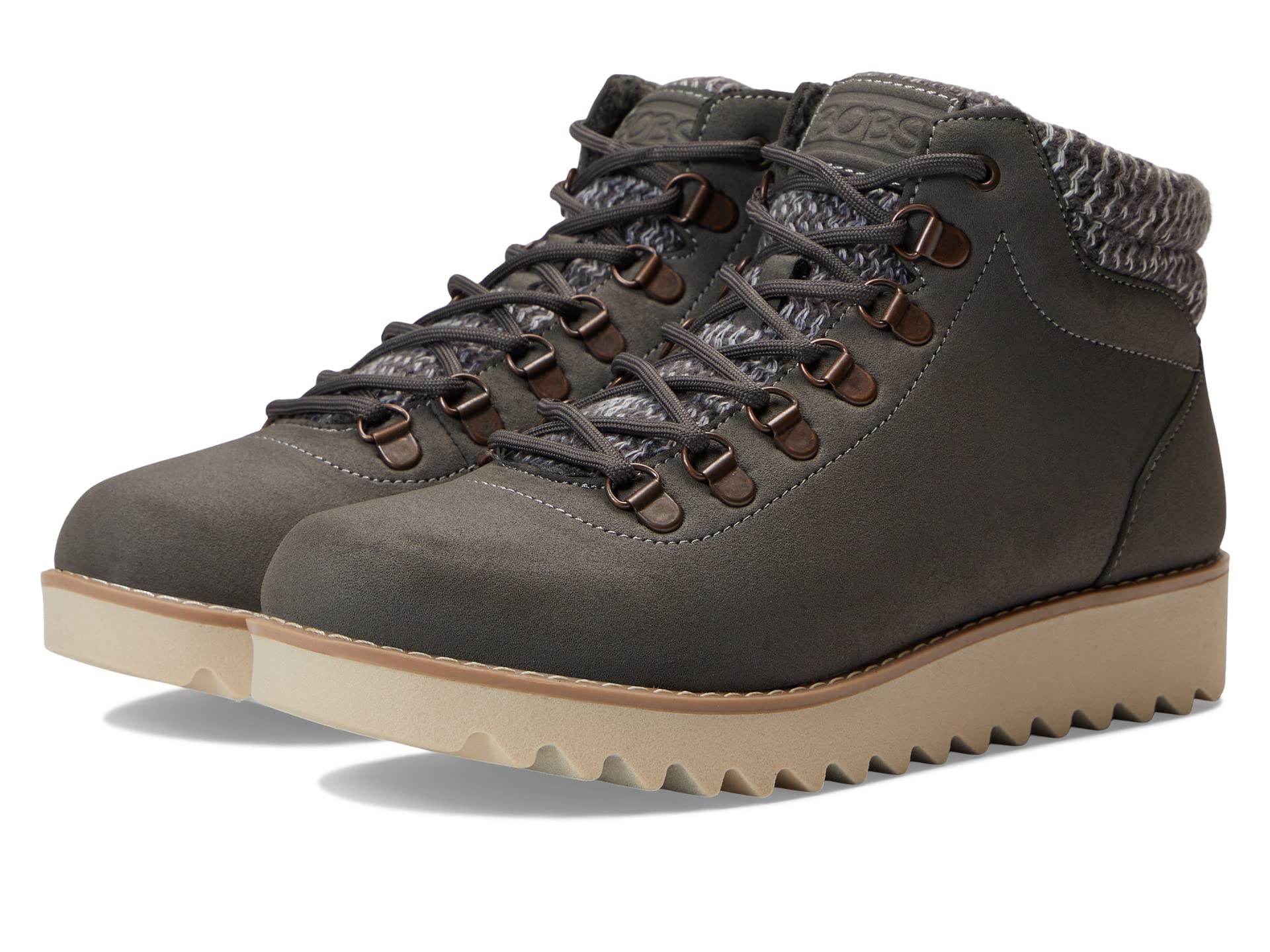 Skechers Women's 113420 Fashion Boot, Grey, 8.5