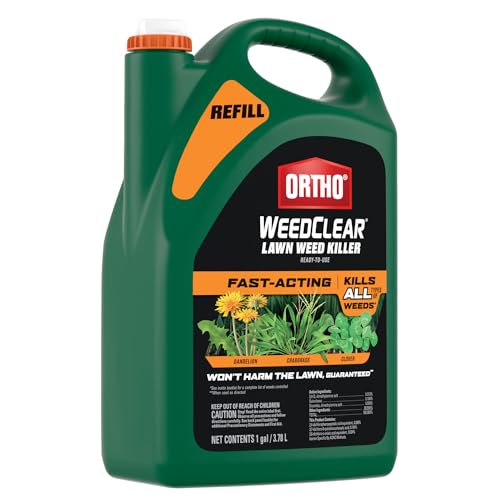 Ortho WeedClear Lawn Weed Killer Ready-to-Use, Refill, Kills Crabgrass, Dandelion and Clover, 1 gal.