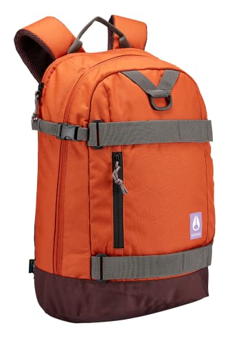 NIXON Gamma Backpack - Vintage Orange Multi - Made with REPREVE® Our Ocean™ and REPREVE® recycled plastics.