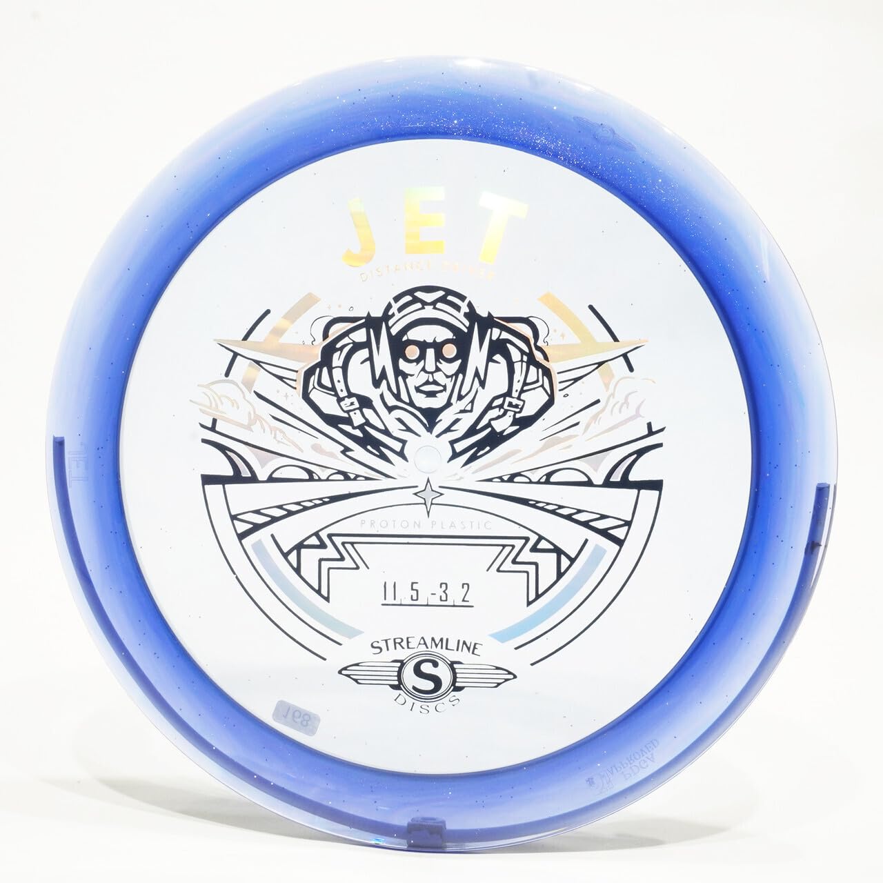Streamline Jet (Proton) Distance Driver Golf Disc, Pick Color/Weight [Stamp & Exact Color May Vary] Blue 175-176 Grams