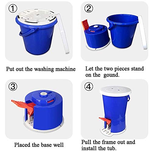 Portable Compact Washing Mini Twin Tub Washer Spain Capacity, Lightweight Small Laundry Washer for Apartment