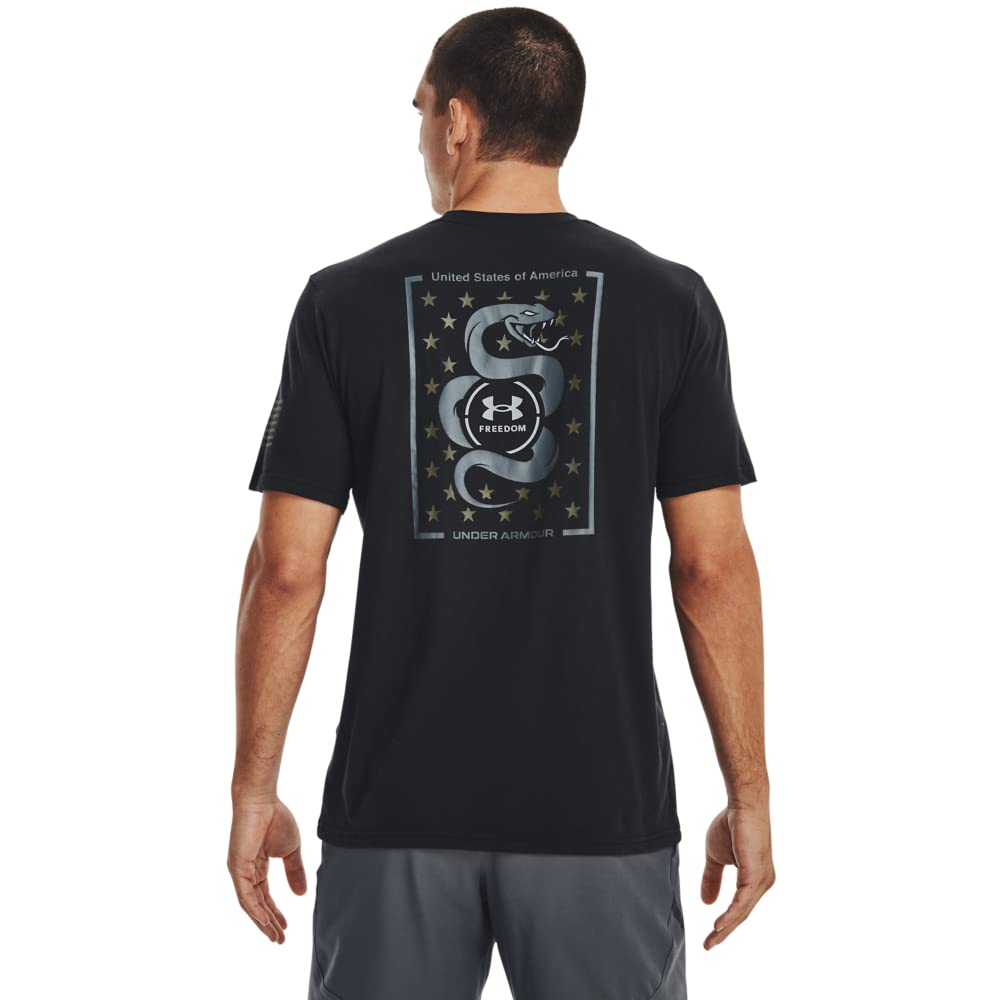 Under Armour Men's Tactical Mission Made T-Shirt, (001) Black / / Marine OD Green, XX-Large