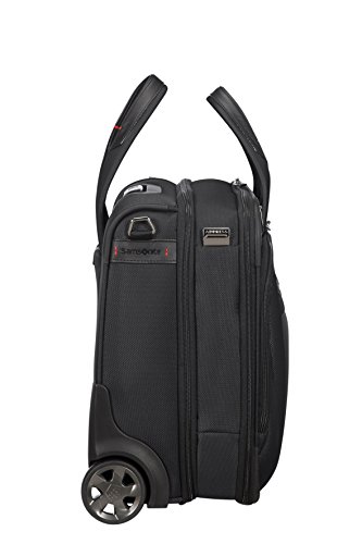 SAMSONITE ROLLING TOTE 15.6" (BLACK) -PRO-DLX 5 Travel Tote, 33.0 cm, Black