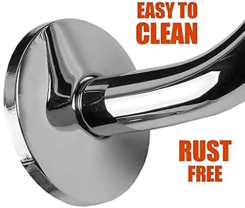 ZM 6-inch Stainless Steel Shower Arm for Shower Head Extension with Flange