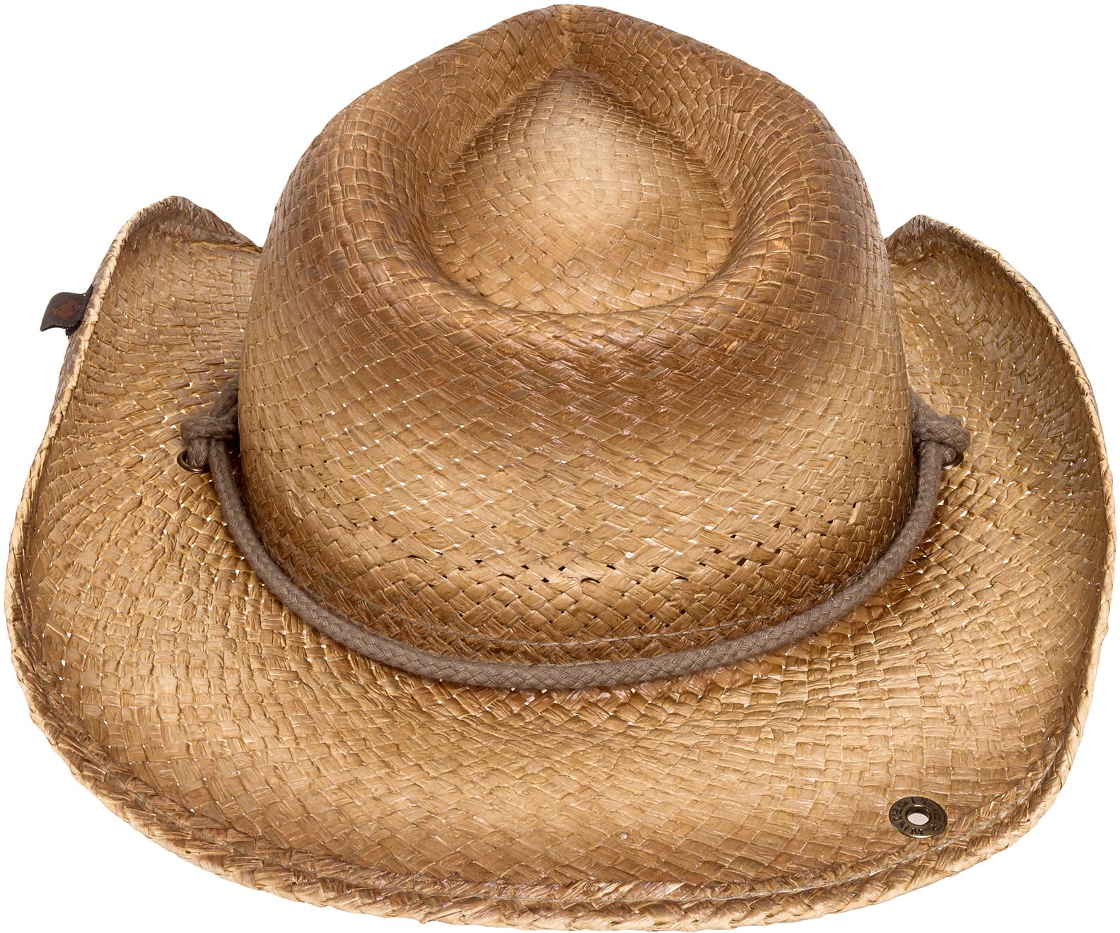 Peter Grimm Mens Straw Round Up Cowboy Hat