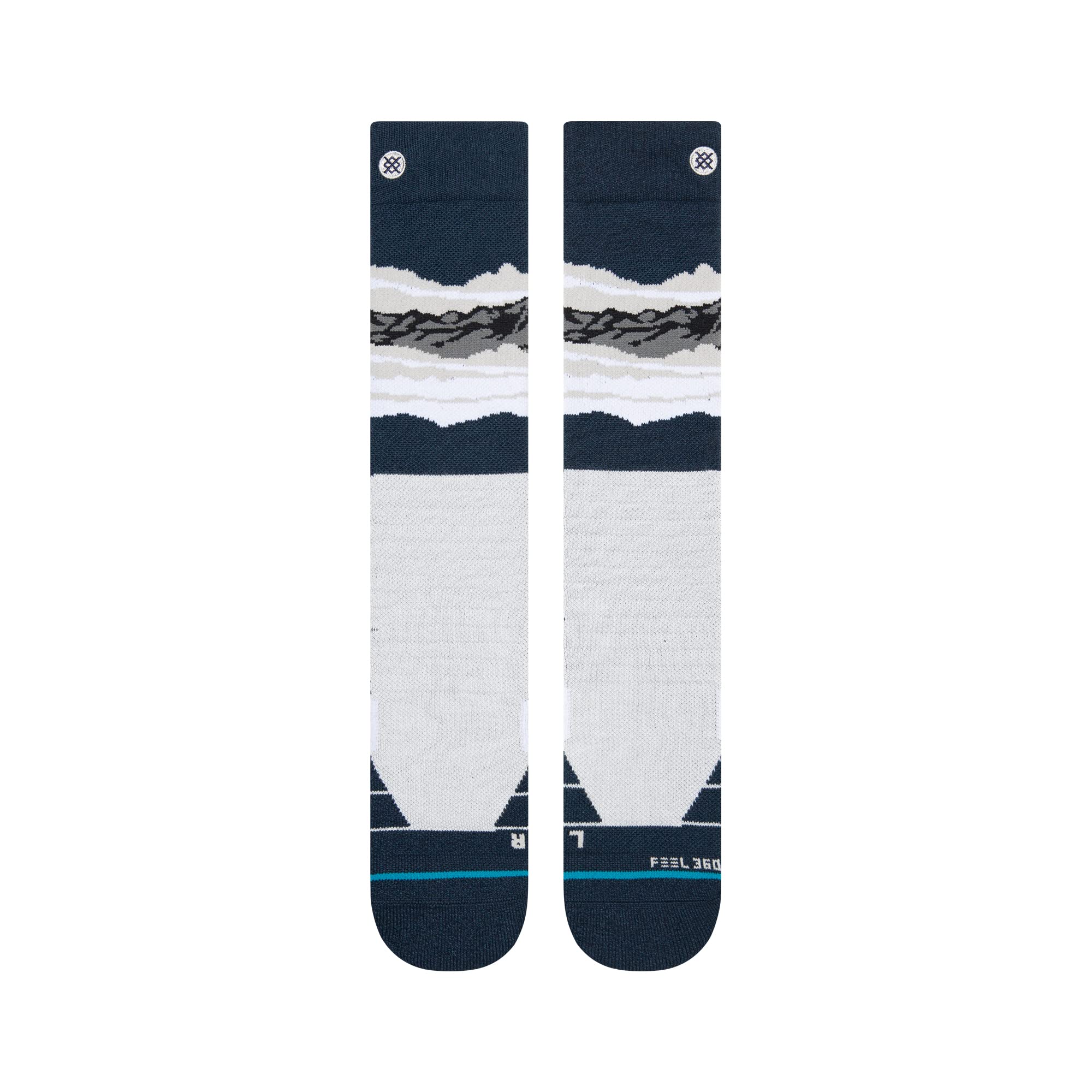 Stance Chin Valley OTC Socks (Large, Blue)