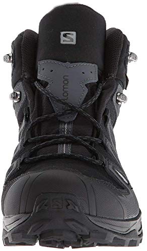 Salomon X Ultra 3 MID Gore-TEX Hiking Boots for Men, Black/India Ink/Monument, 12.5