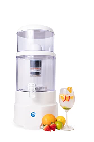 VG Water Mineral Purifier System Filter| Capacity 22 LTS. | at Home Water Filter That Purifies Water, for Drinking Water Dispenser| Countertop Alkaline and Mineral Water Filter