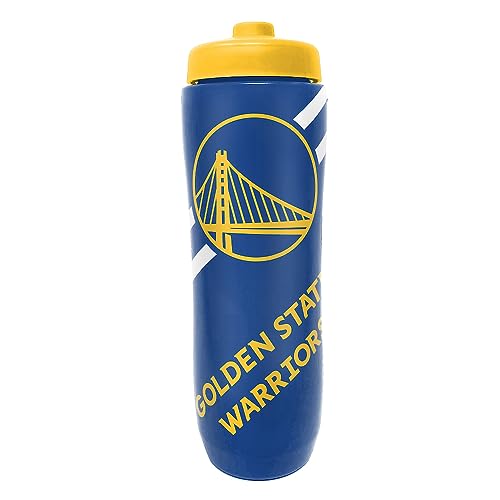 Party Animal NBA Golden State Warriors Squeezy Water Bottle