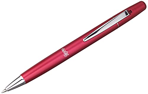 PILOT FriXion Ball LX Erasable, Refillable & Retractable Gel Ink Pen, Fine Point, Red Barrel, Blue Ink, Single Pen (34453)