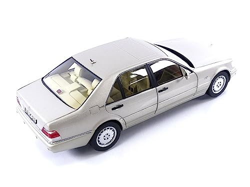 Norev 1997 S600 Smoke Silver Metallic 1/18 Diecast Model Car 183723
