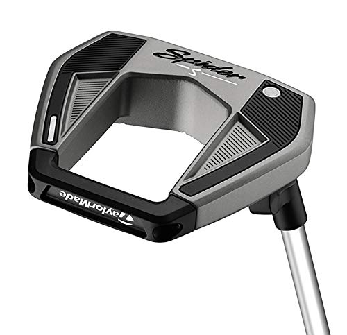TaylorMade Spider S Putter Right Hand Steel Platinum/White Std. L Neck (#1) 34"