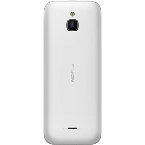 Nokia 6300 4G | Unlocked | Dual SIM | WiFi Hotspot | Social Apps | Google Maps and Assistant | Powder White