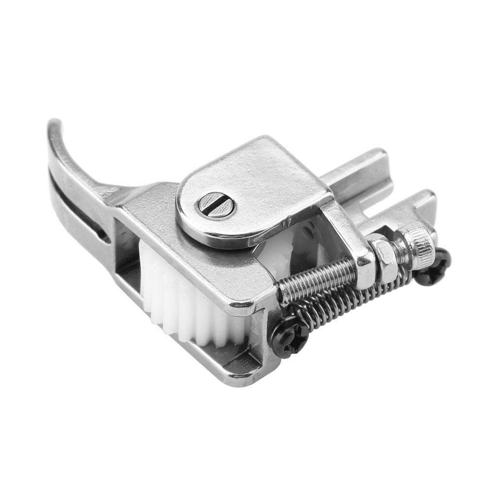 Pressure Adjustable Roller Presser Foot Sewing Machine Foot Sewing Machine Presser Roller Foot Attachment Accessory for Leather Thick Fabric Cloth(#1)