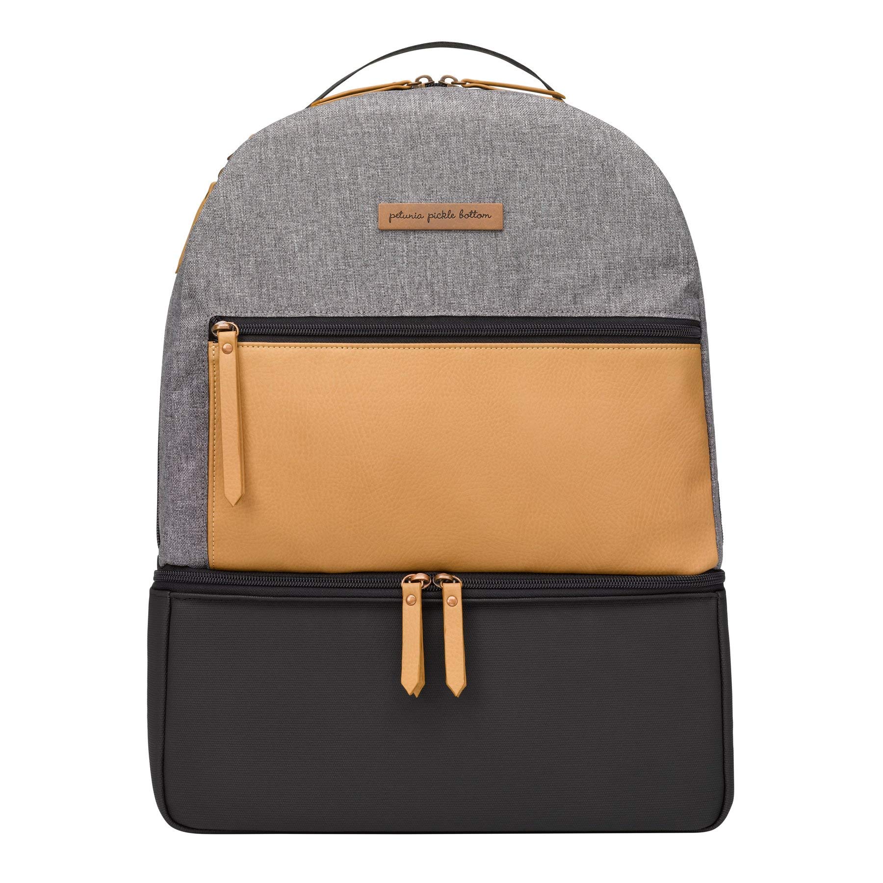 Petunia Pickle Bottom Axis Backpack | Baby Bag | Diaper Bag Backpack | Baby Bottle Bag for Parents | Stylish Baby Bag Organizer| Sophisticated and Spacious Backpack for On the Go Moms | Birch/Black