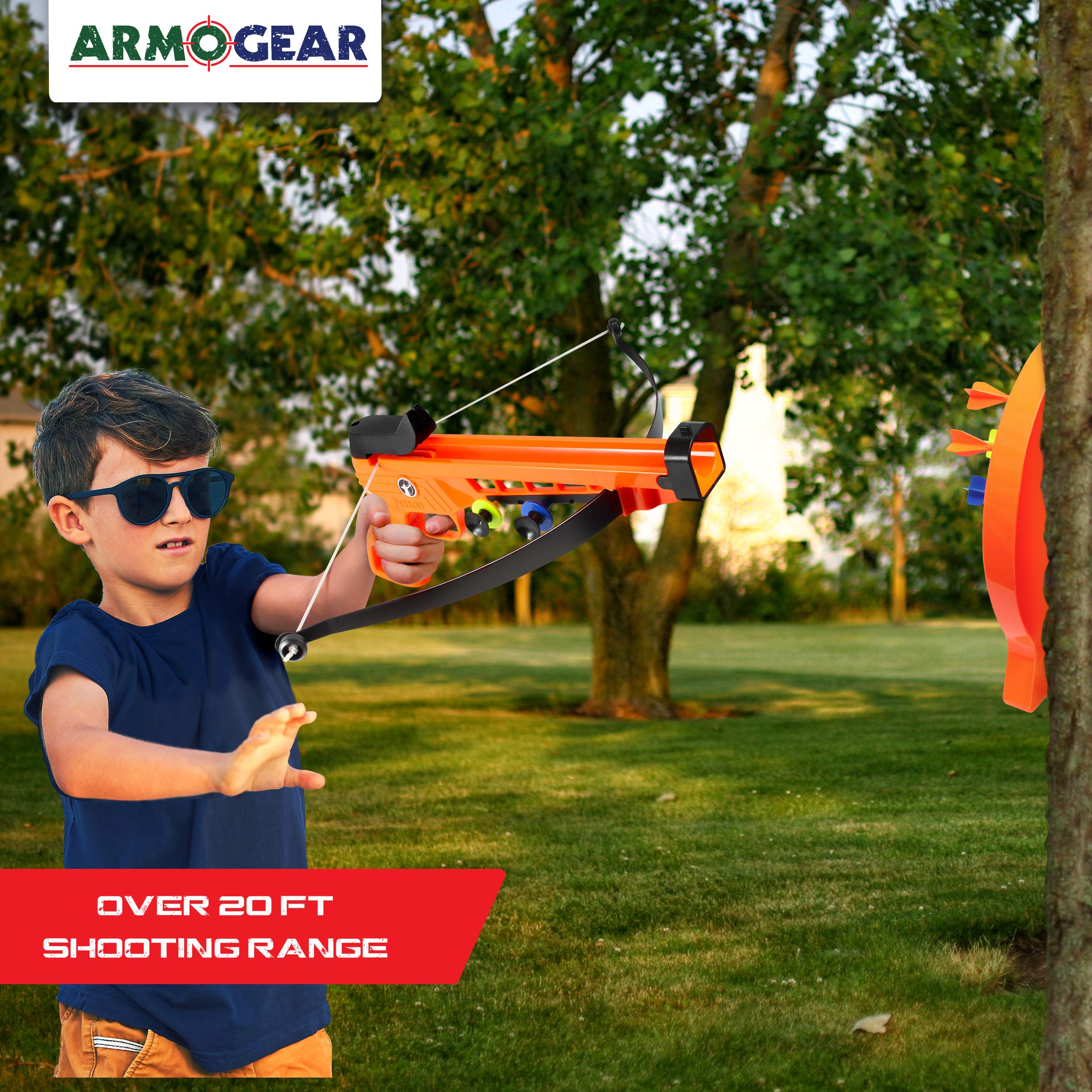 Replacement Arrows for ArmoGear Kids Archery Bow & Arrow Set – Includes 6 Safe & Sturdy Darts with Suction Cups, Great with Kidzlane Archery Set for Kids.