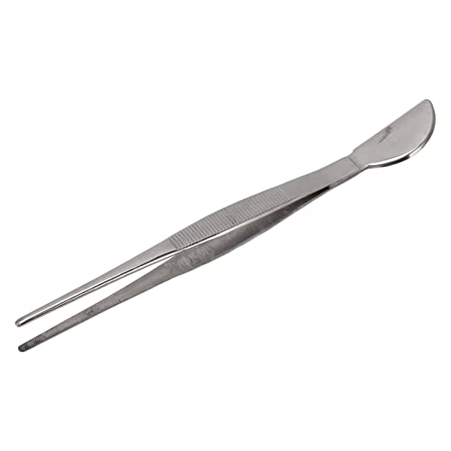 VINGVO Bonsai Tweezers, Edges Bonsai Tweezers Tool Ergonomic Handle Wear Resistant Rust Proof (Straight)