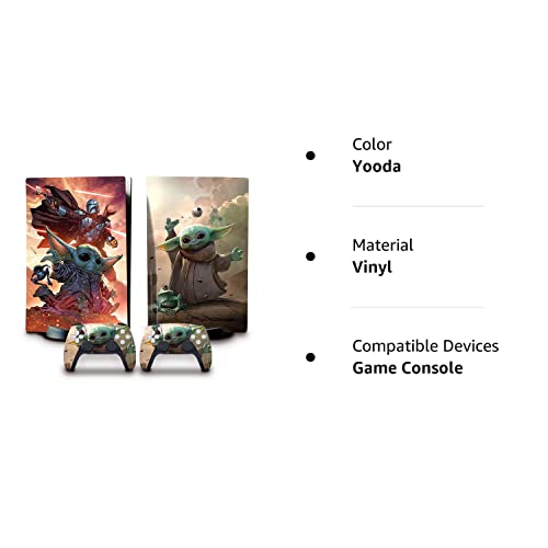PEYANZ P.S.5 Skin for Console(Disk Edition) and Controllers Vinyl Sticker, Durable, Scratch Resistant, Bubble-Free