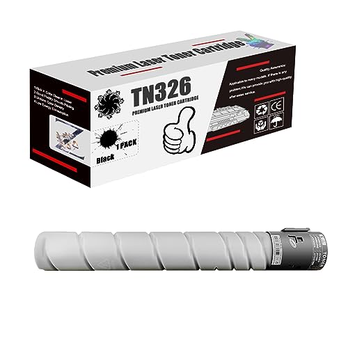 ROMHER TN326 Toner Cartridge Compatible with Chip Replacement for Konica Minolta High Yield Compatible for Konica Minolta Bizhub 308e 368e Toner Printers