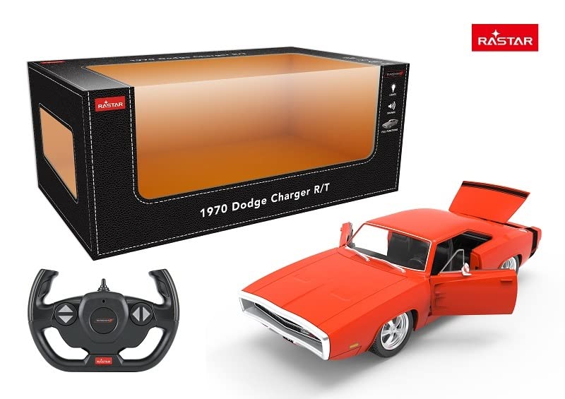 RASTAR RC Car 1/16 Scale 2.4Ghz Remote Control Car for Dodge Charger R/T R/C Toy Car Model Vehicle