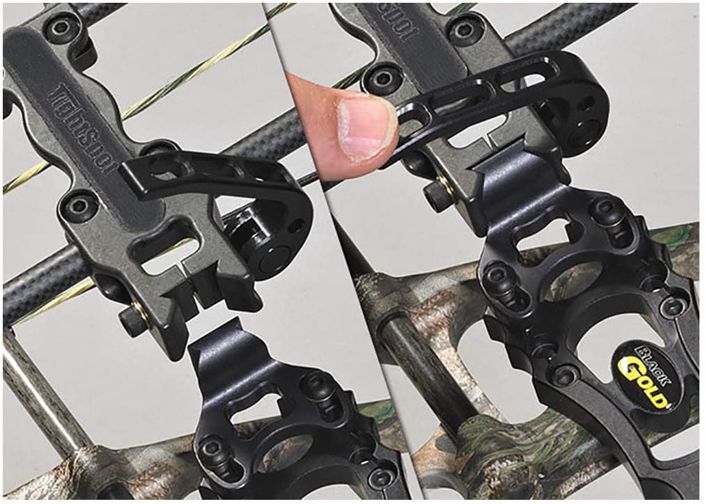Tightspot Quiver Hunting Shooting Archery Lightweight 5-Arrow Full-Size Quiver with Quick Draw System, Kuiu Verde 2.0, Right Hand