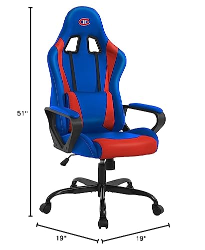 PC Gaming Chair Ergonomic Office Chair Desk Chair PU Leather Computer Chair High Back Racing Chair with Lumbar Support Armrest for Home Office