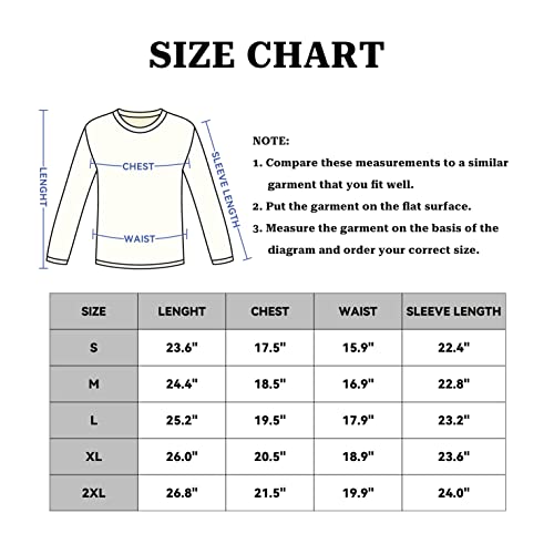 Womens Base Layer Thermal Tops Long Sleeve Tops Crew Neck Stretch Fitted Underscrubs Layer Tee Shirts Tops White-XXL