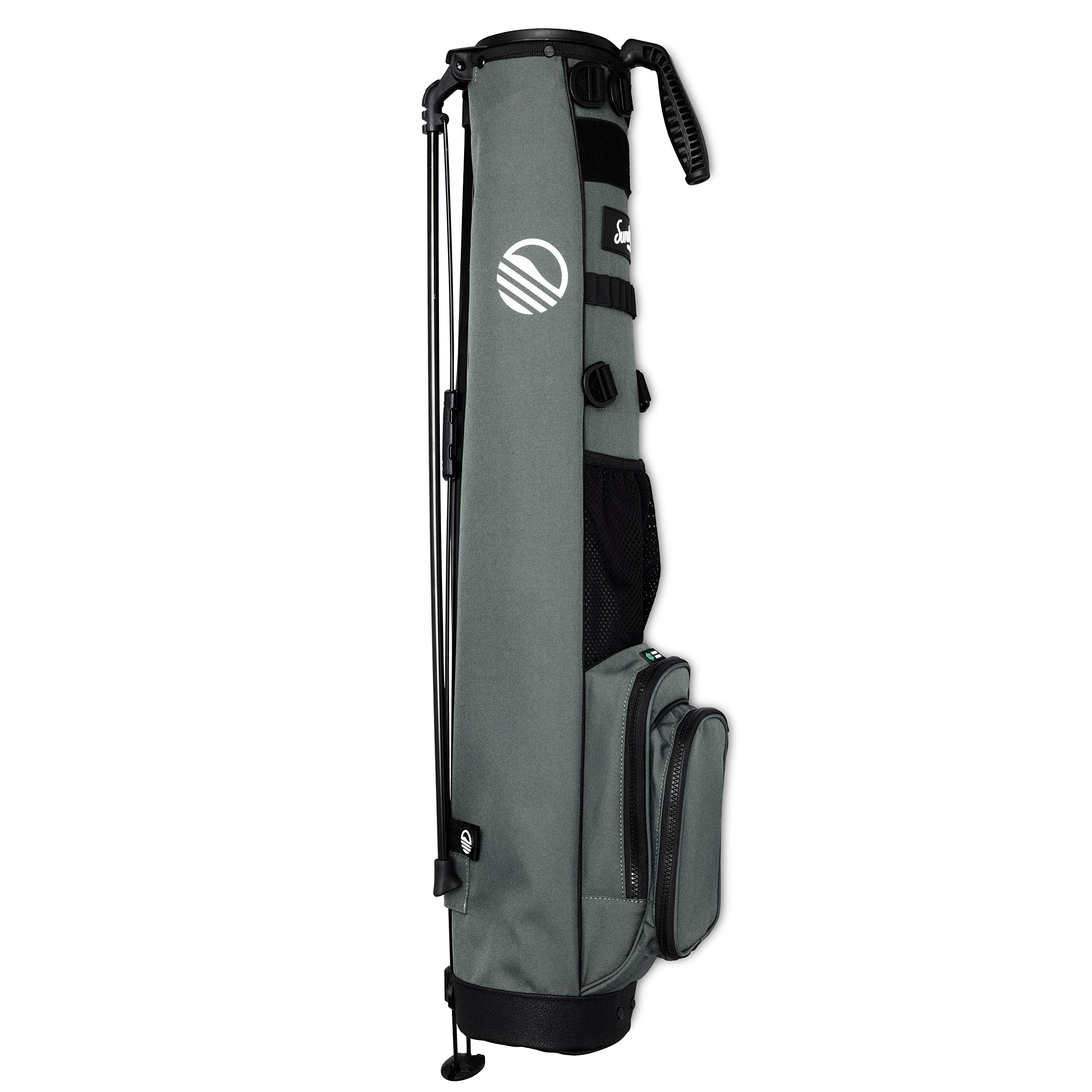 Sunday Golf Loma XL Bag - Golf Bag with Strap and Stand β Easy to Carry Pitch n Putt Golf Bag β Golf Stand Bag for The Driving Range, Par 3 and Executive Courses 3.4 pounds (Midnight Green)
