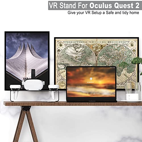 VR Mount Metal Storage Stand Dispaly Mount for Oculus Quest 2 Oculus Rift S Oculus Quest Vive Pro PS VR Valve Index Vive Cosmos VR Headsets