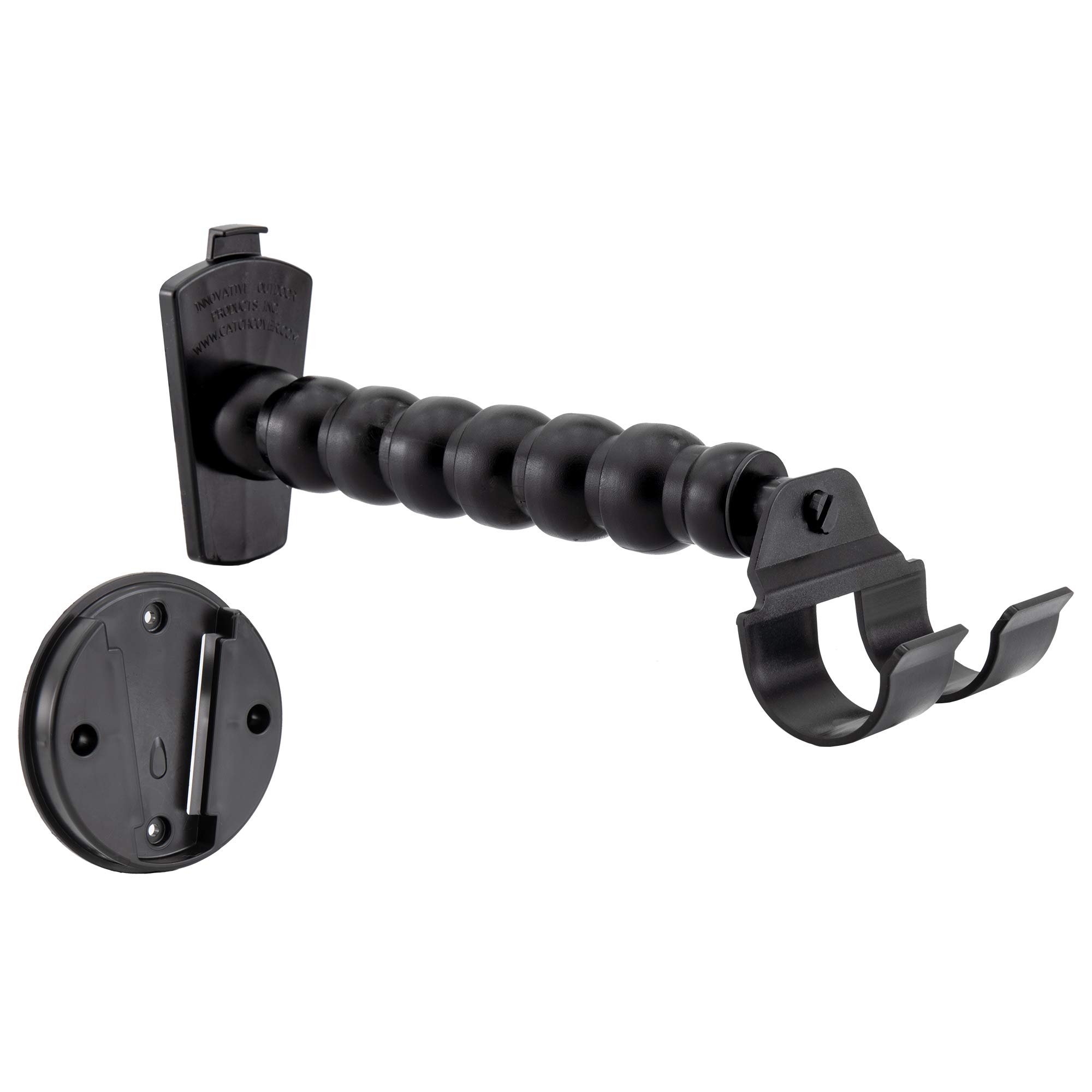 RecPro Ice Fishing Gear Multi-Flex Rod Holder | Quick Disc Wall Mount