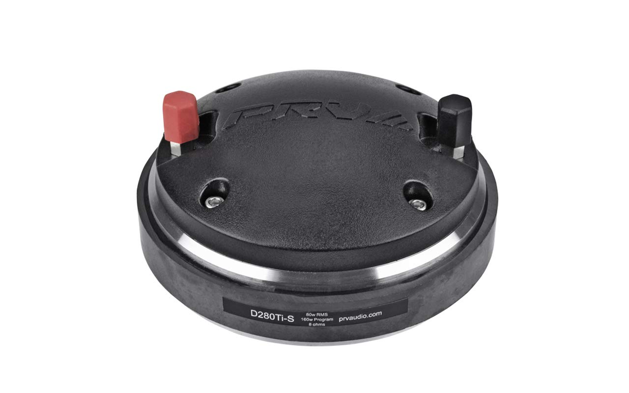 PRV AUDIO D280Ti-S 80 Watts RMS 1" Exit Screw-On Horn 8 ohms Pro Audio Compression Driver (Single)
