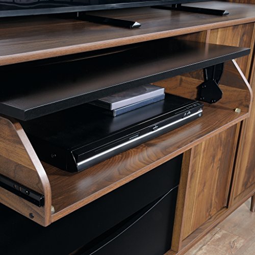 Sauder Harvey Park Entertainment Credenza, For TV's up to 55", Grand Walnut finish