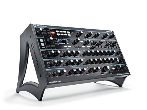 Novation Peak 8-Voice Desktop Polyphonic Synthesiser with 2 LFOs per voice, 16-slot modulation matrix, 3 analogue distortion points, and digital effects