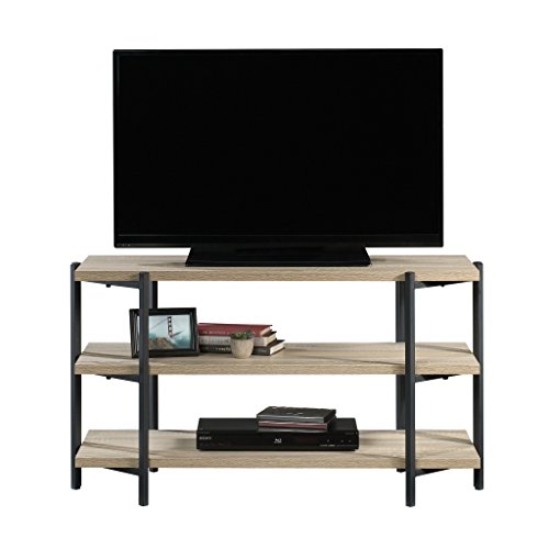 Sauder North Avenue Console/Bookshelf, L: 43.70" x W: 17.60" x H: 23.60", Charter Oak Finish