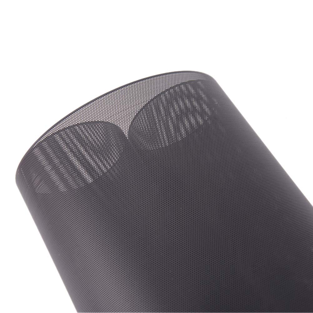 Panghuhu88 DIY 30x100cm Computer Mesh PVC PC Case Fan Cooler Black Dust Filter Cover