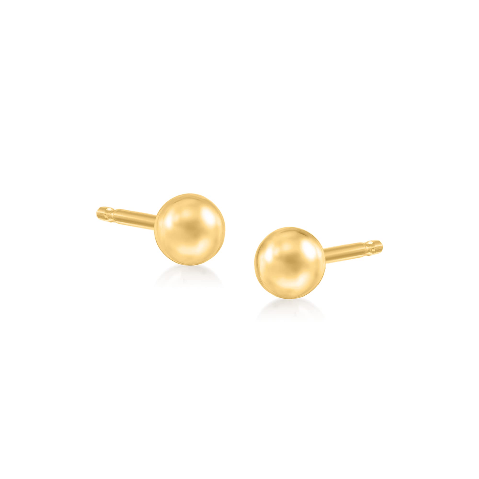 RS Pure by Ross-Simons 14kt Yellow Gold Jewelry Set: 2 Pairs Of Stud Earrings
