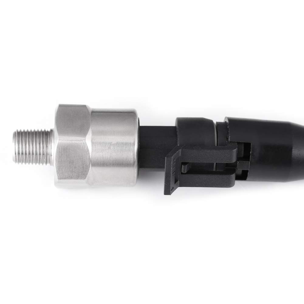 Pressure Transducer Sender Sensor, 30 100 150 200 300 500 psi 1/8NPT Thread Stainless Steel Compatible with Oil Fuel Air Water (100 psi)