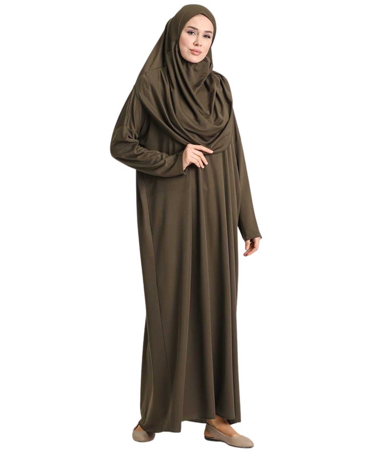 Prien Muslim Dress For Women With Hijab, Abaya, Instant Prayer Clothes Set, Islamic Wear, Dubai Kaftan Jilbab Burqa