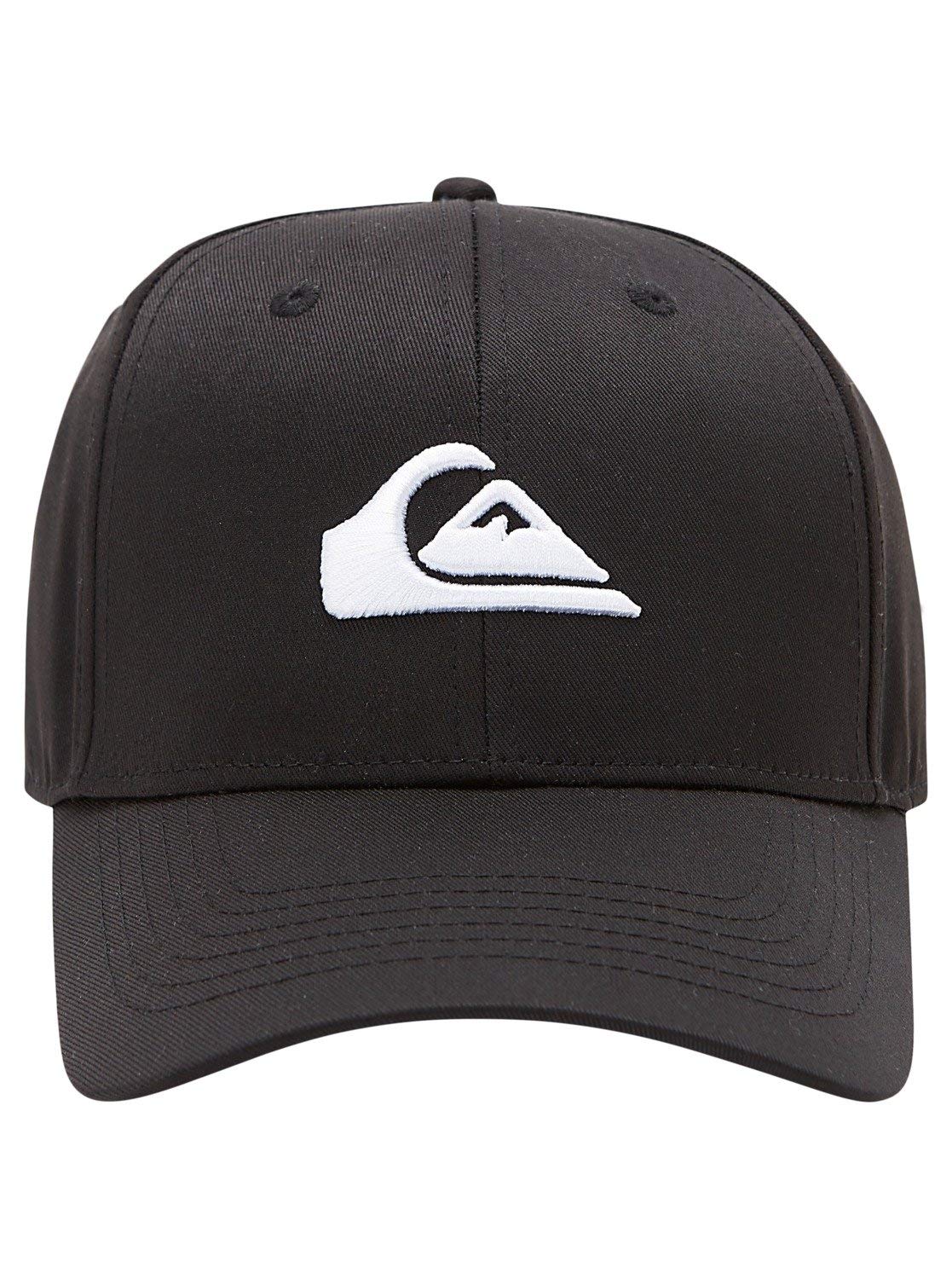Quiksilver mens Decades Trucker Hat Baseball Cap, Black, One Size US