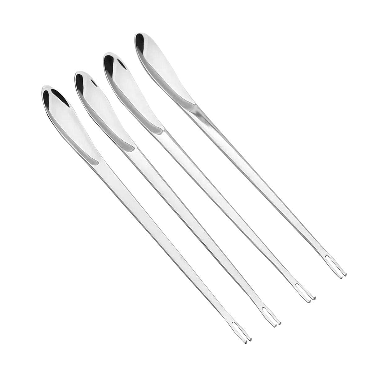 YISSSN Seafood Forks Picks for Lobster Crab Nut 18/10 Stainless Steel Seafood Tools 9.25-inch (4-Piece)
