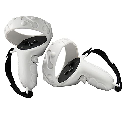 Silicone Bump 3 in 1 Handle Protective Cover Anti-Fall Adjustable Hand Strap Protection Accessories for Oculus Quest2