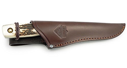 PUMA IP Damwild Stag Handle Spanish Made Hunting Knife With Leather Sheath