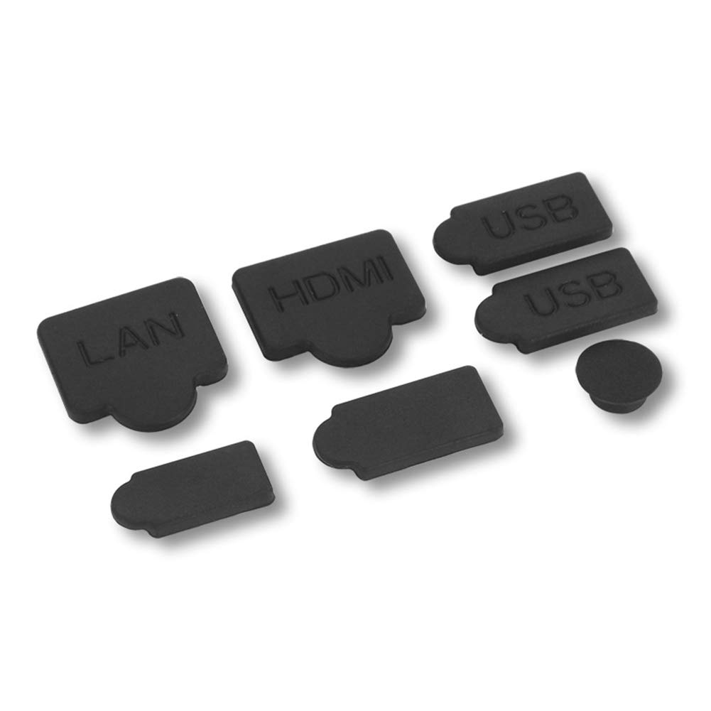 Silicone Dust Plugs for PS5, USB HDMI-compatible Interface Anti-Dust Cap Cover for Playstation 5, 1 Set 7pcs